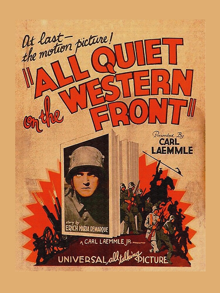 "All Quiet on the Western Front, 1930 poster" T-shirt for Sale by ...
