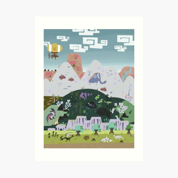 "MHU Loading Screen" Art Print for Sale by niymi | Redbubble