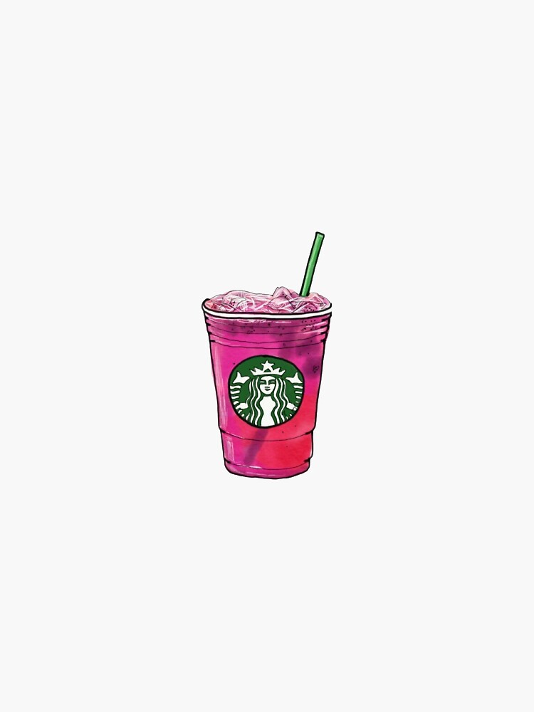 "starbucks " Sticker for Sale by cherryxoxocola | Redbubble