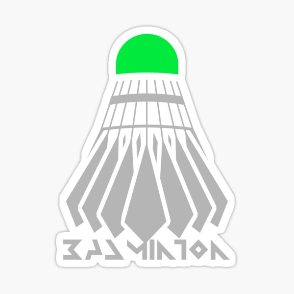 "Badminton Shuttlecock cool funny " Sticker for Sale by ArmExe | Redbubble