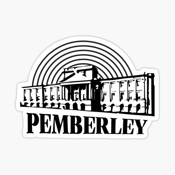 "Pemberley Sticker" Sticker for Sale by tahsokano | Redbubble
