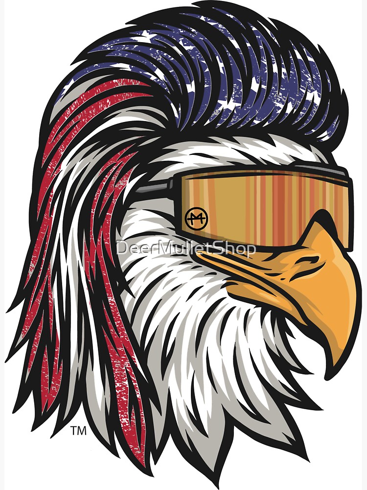 "Eagle Mullet USA" Magnet for Sale by DeerMulletShop | Redbubble