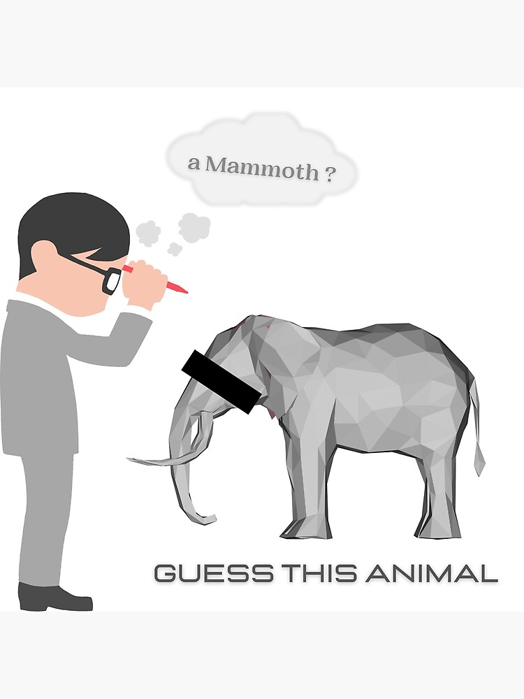 "Guess the animal - meme" Art Print by blitoh | Redbubble