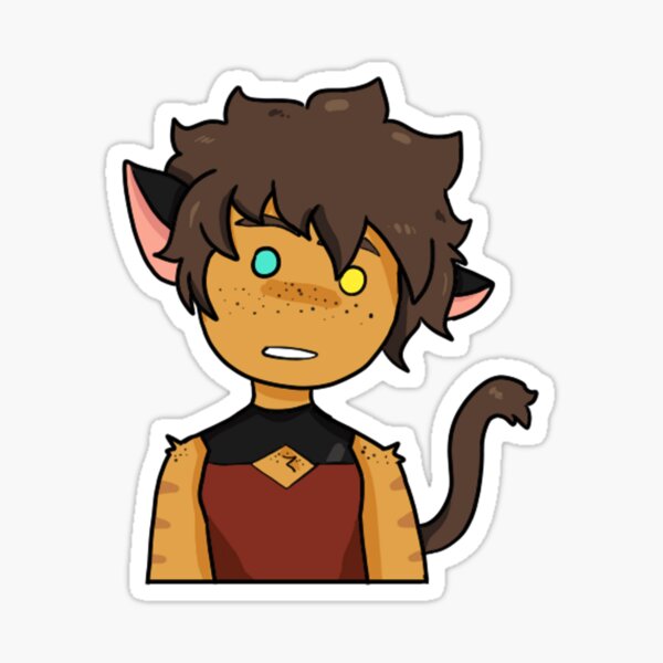 "Catra cat face" Sticker by Pyro-jujufire | Redbubble