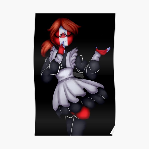 "maid Canada- Countryhumans" Poster for Sale by Aike-Pfferekorn | Redbubble