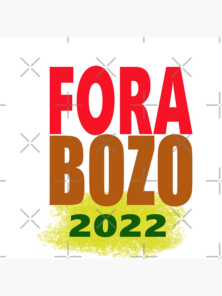 "Fora Bozo" Sticker for Sale by JPCO | Redbubble