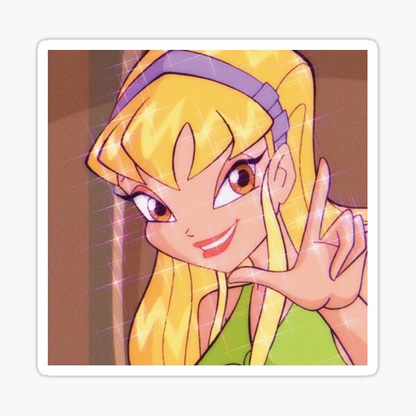 "Stella Sunshine Winx Club" Sticker for Sale by milkyplanet | Redbubble