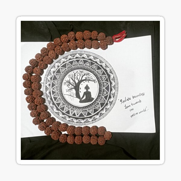 "Gautam Buddha,the peacelife" Sticker by Kulsumkhatoon | Redbubble