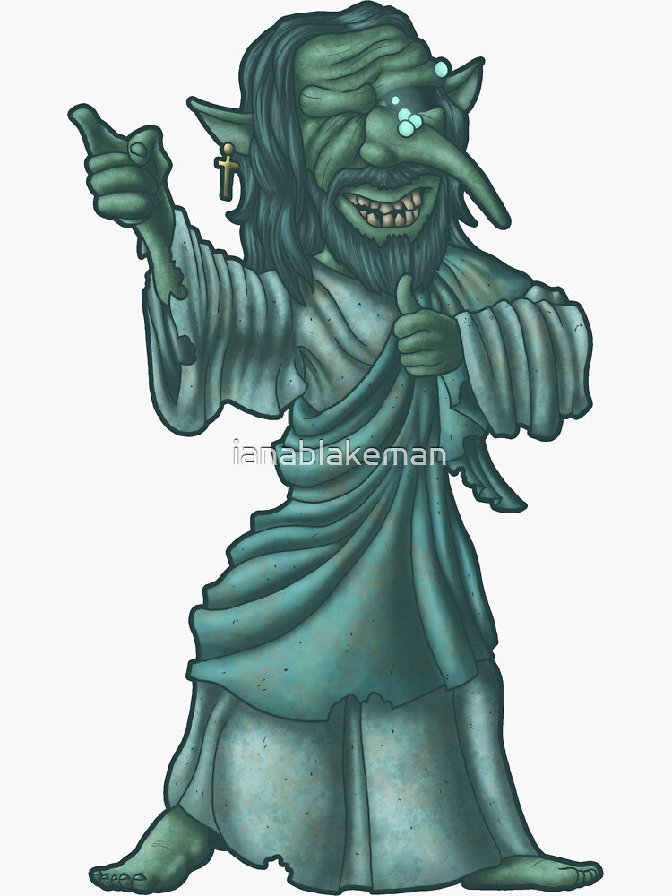 "Goblin Cleric" Sticker for Sale by ianablakeman | Redbubble