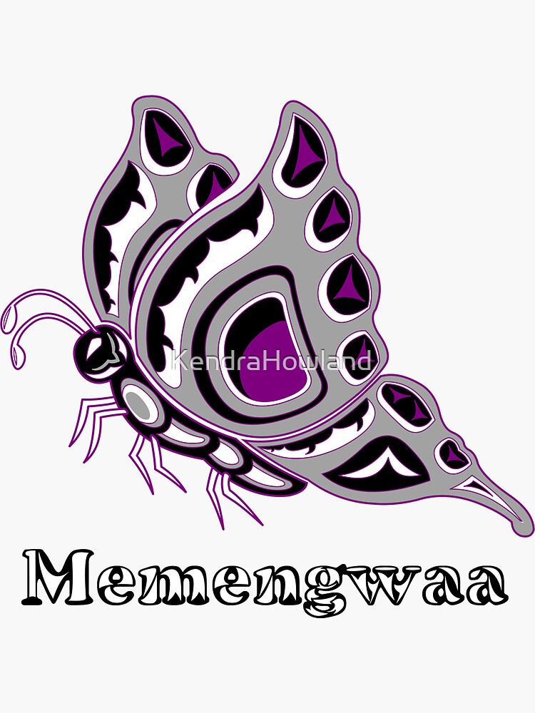 Memengwaa Butterfly Demisexual Pride Sticker For Sale By Kendrahowland Redbubble