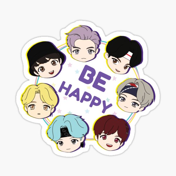 "tinytan - BTS" Sticker for Sale by Elmo-Man | Redbubble