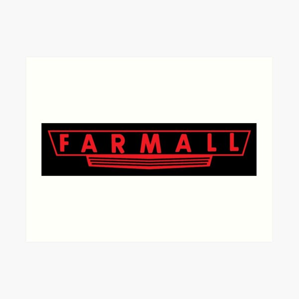 "TRACTOR-FARMALL IH LOGO" Art Print for Sale by DanyelleWilke | Redbubble