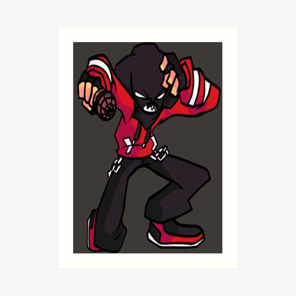 Lámina artística «Agoti FNF (Friday Night Funkin)» de Atsuhiro | Redbubble