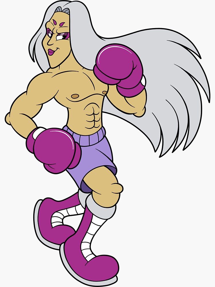 "Kabuki Boxer Sticker" Sticker for Sale by DannyCortoons | Redbubble