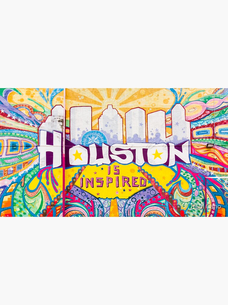 "Houston is Inspired" Sticker for Sale by RaulCano82 | Redbubble