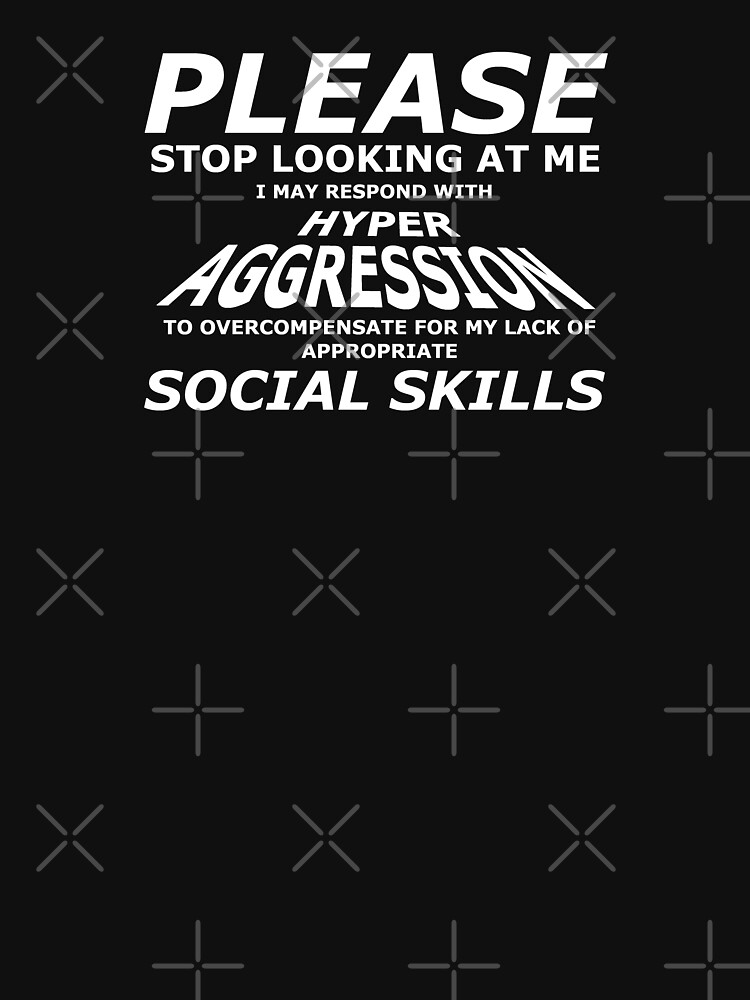 "Hyper Aggression" T-shirt for Sale by ifunnynikolas | Redbubble ...