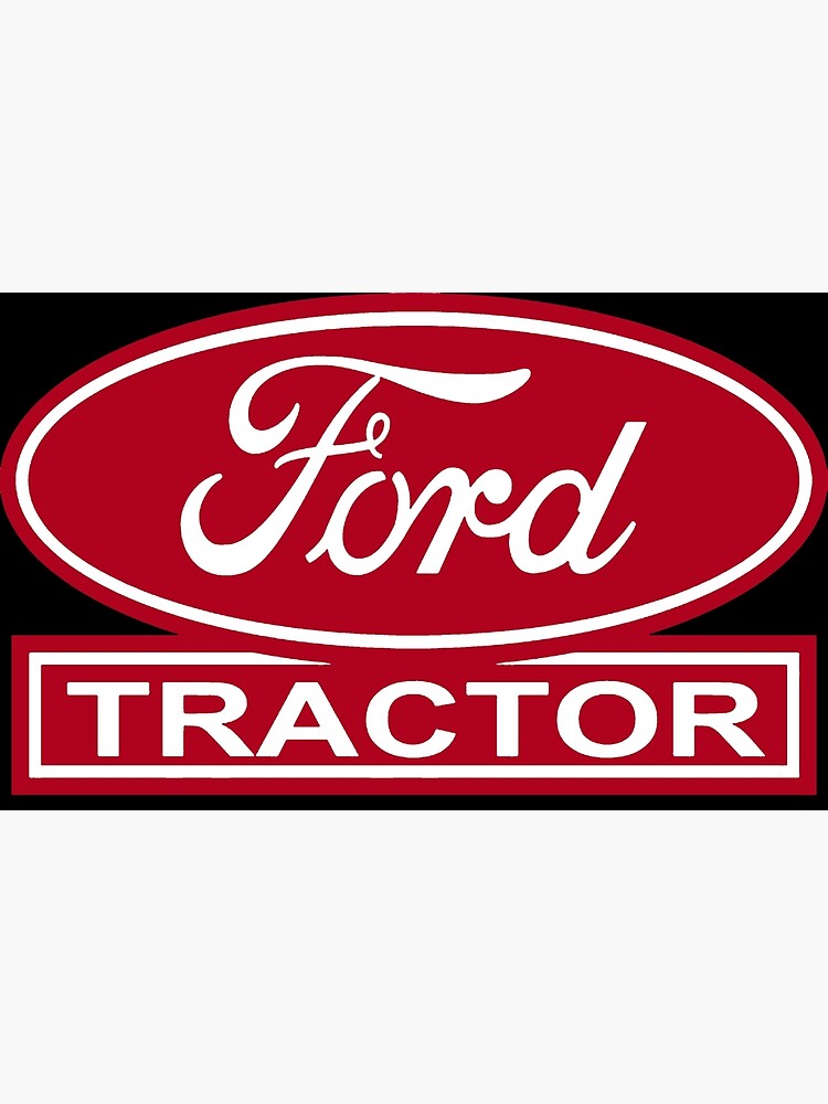 "TRACTOR-FORD TRACTORS LOGO" Art Print by SybilyFain | Redbubble