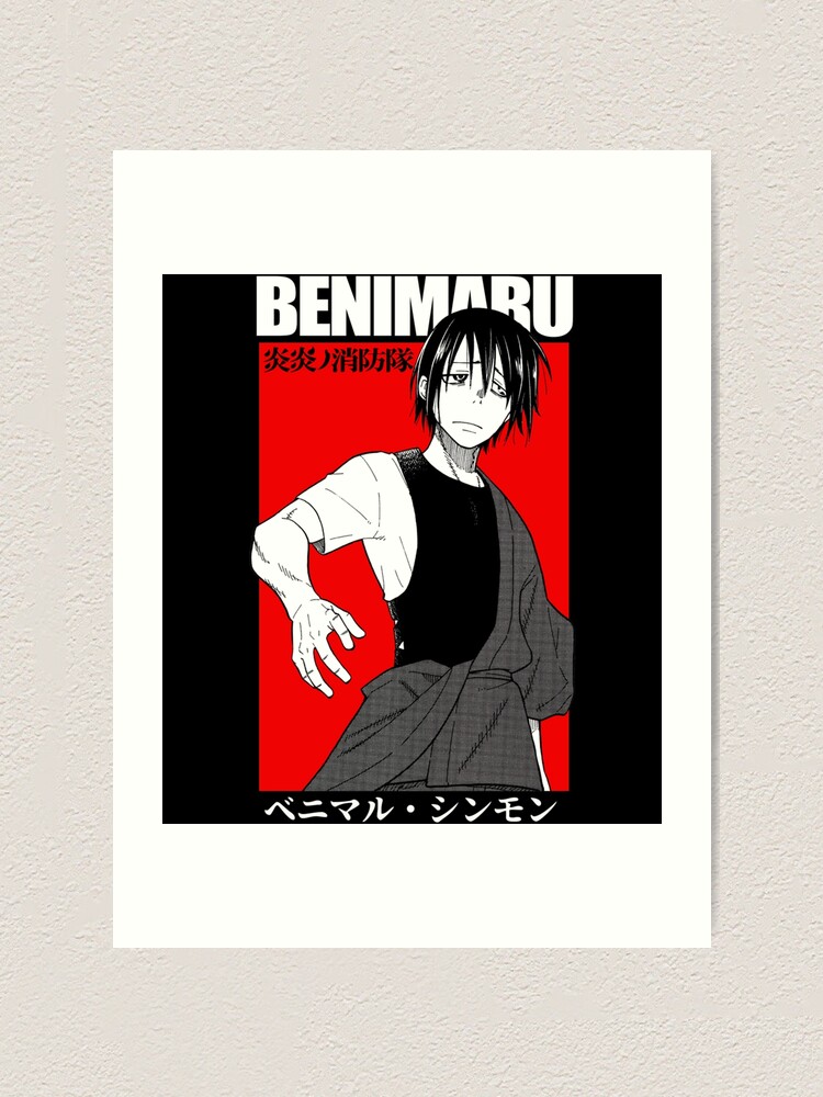 "Benimaru Fire anime Force Japanese" Art Print for Sale by CatlinThomas ...