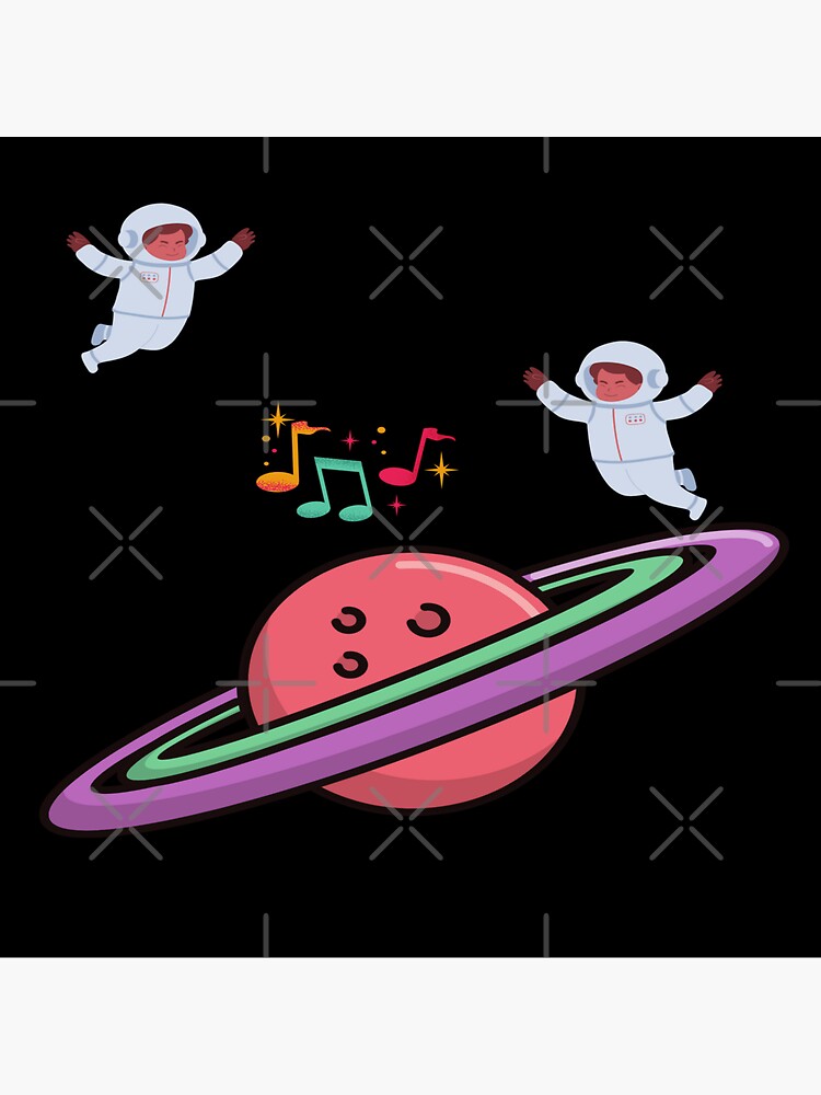 "Cosmic sounds from planets in our solar system" Sticker by chetan786 ...
