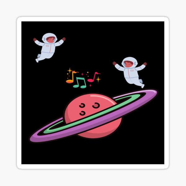 "Cosmic sounds from planets in our solar system" Sticker for Sale by ...