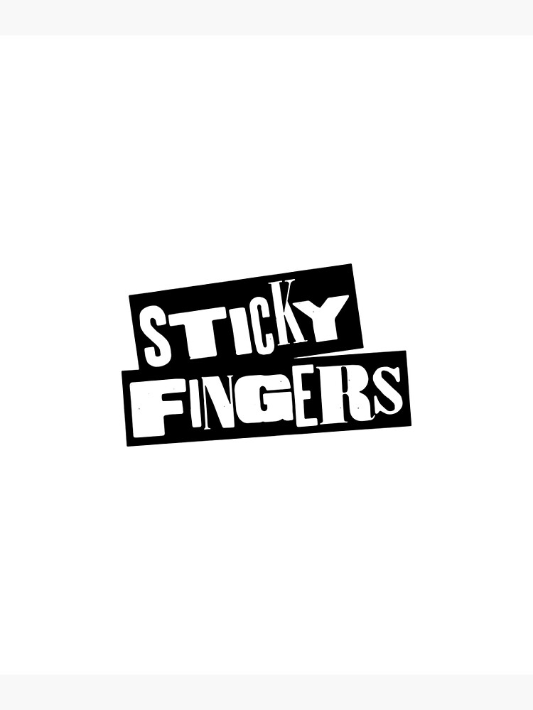 "Sticky Fingers logo" Poster for Sale by artemisaurorasd | Redbubble