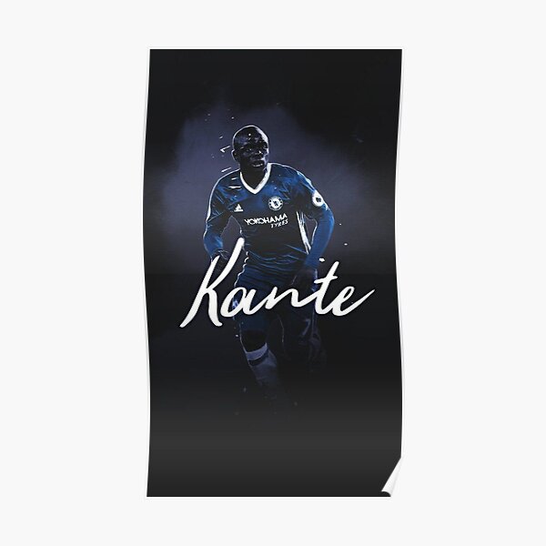 Art & Collectibles Prints N'golo Kante Chelsea FC Football Poster etna ...