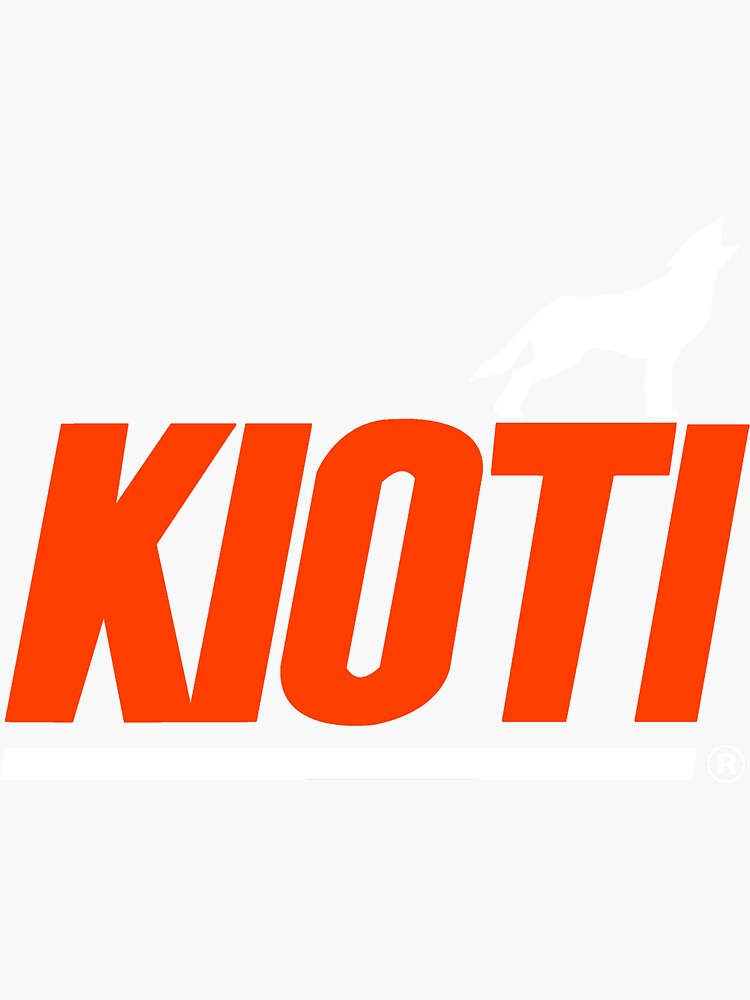 "TRACTOR-KIOTI LOGO" Sticker for Sale by BennieClarky | Redbubble