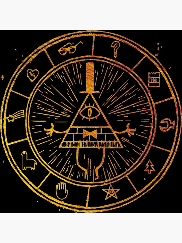 "The Bill Cipher Wheel" Poster by ValhallaM1 | Redbubble