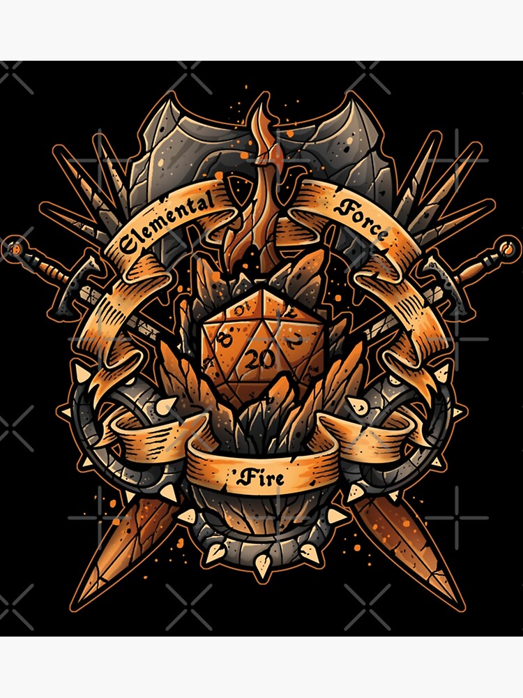 "Elemental Fire manga Force Japanese logo" Art Print for Sale by ...