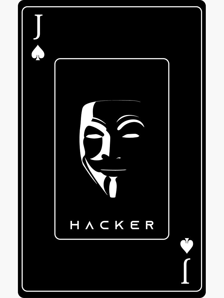 "Hacker Card" Sticker for Sale by abhi0678 | Redbubble