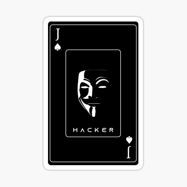 "Hacker Card" Sticker for Sale by abhi0678 | Redbubble