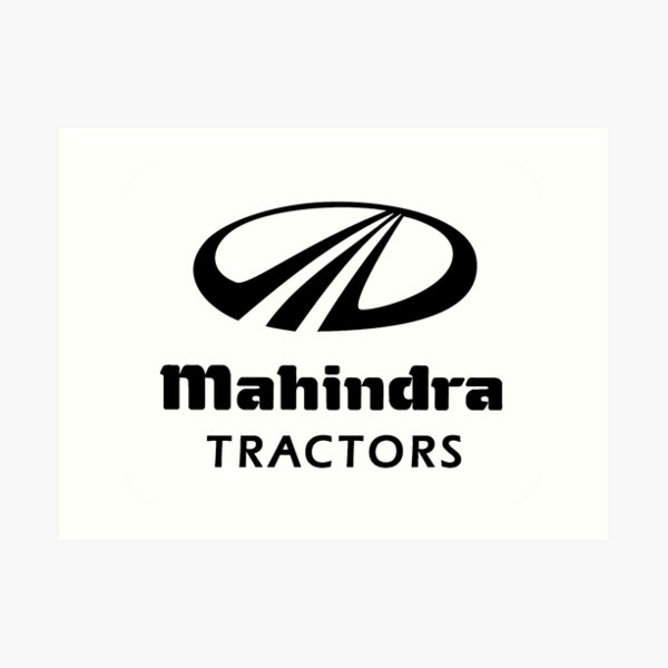 "TRACTOR-MAHINDRA TRACTORS LOGO" Art Print by ChrisColem | Redbubble