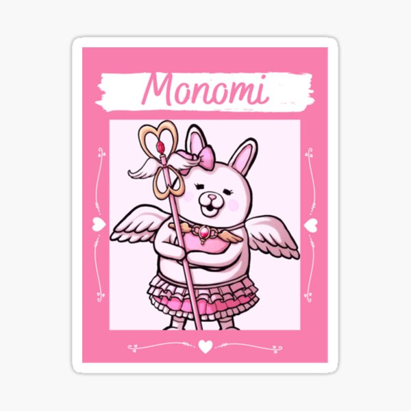 "Monomi: Danganronpa 2" Sticker for Sale by Alfiedean | Redbubble