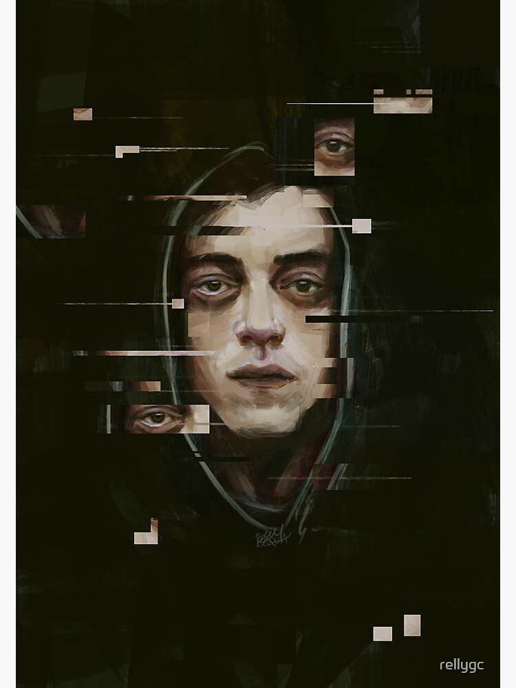 "Mr. Robot (Elliot)" Sticker by rellygc | Redbubble