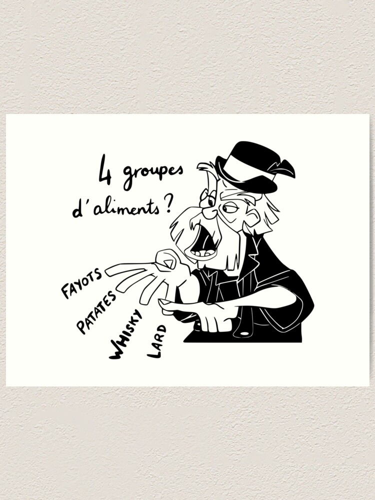 "Cookie in Atlantis - 4 food groups?" Art Print by PotchouDoodle ...