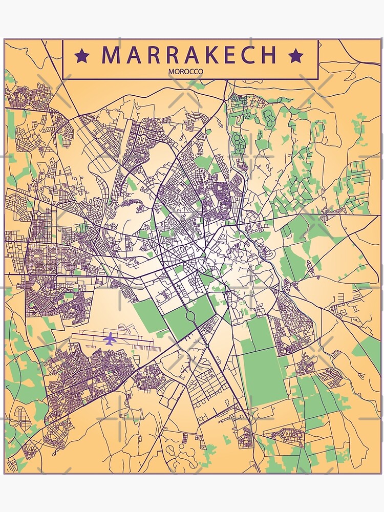 "marrakech city center" Poster for Sale by PostersProf1 | Redbubble