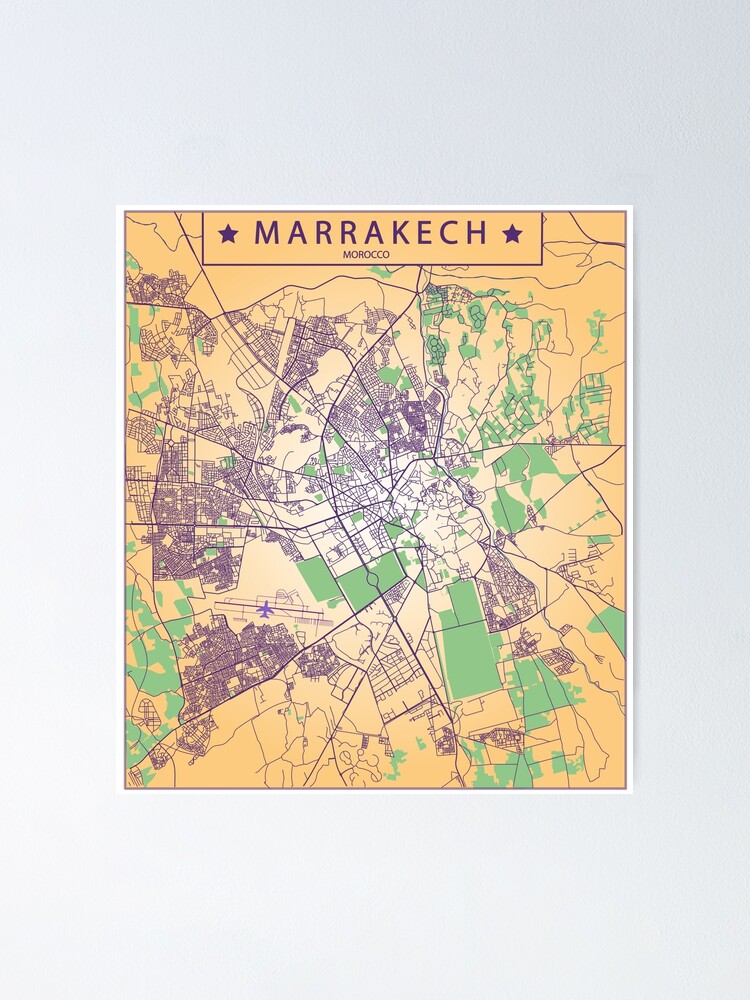 "marrakech city center" Poster for Sale by PostersProf1 | Redbubble