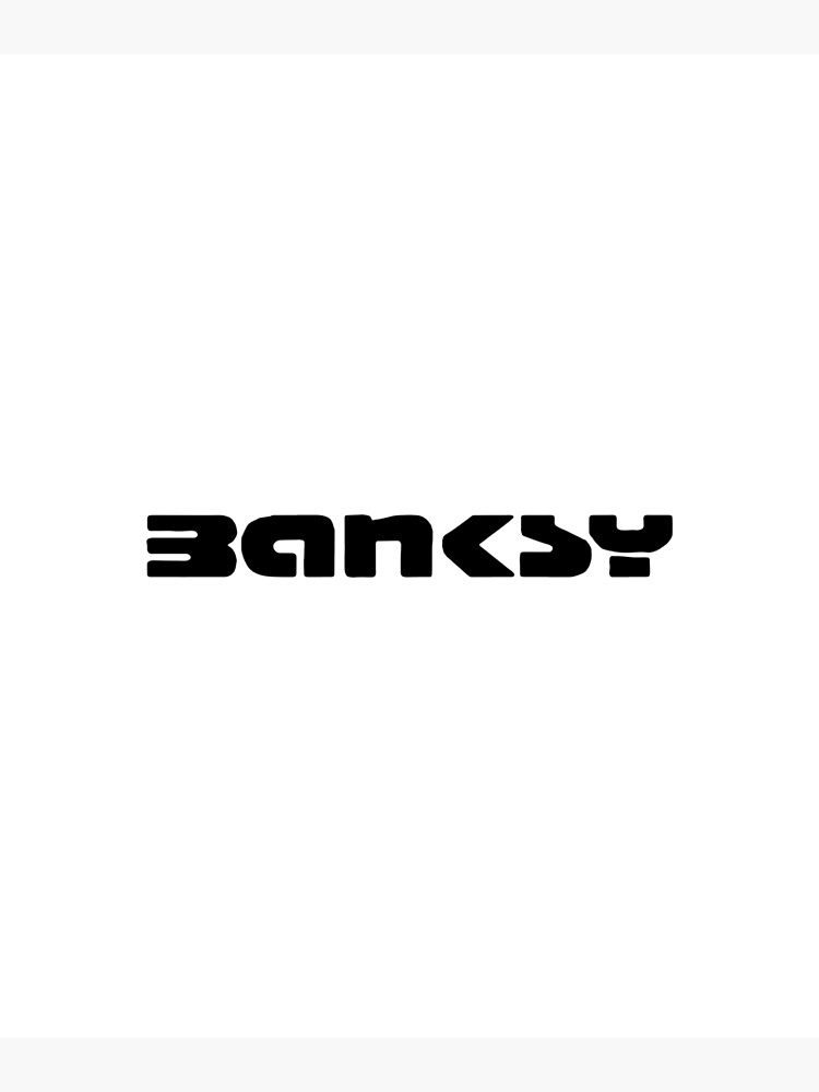 "Banksy logo" Art Print for Sale by EudoraEuphem | Redbubble