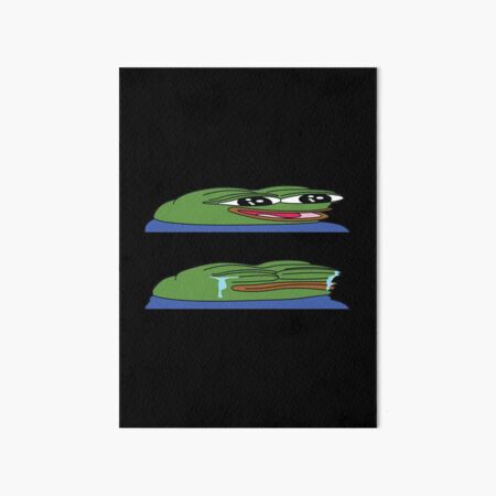 " widepeepoHappy and widepeepoSad Pack" Art Board Print for Sale by ...