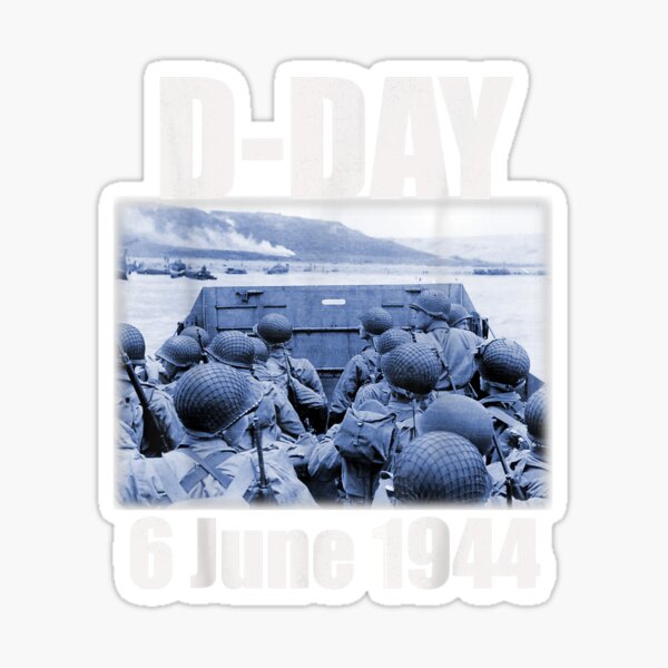 "Nice Design Normandy Landings Invasion D-Day" Sticker for Sale by ...