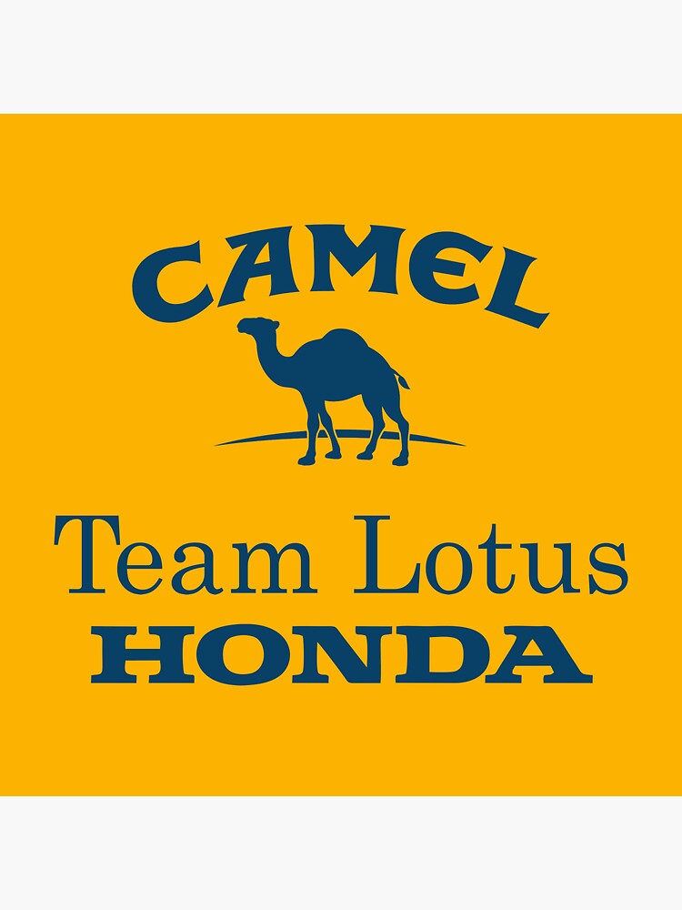 "Simple Camel Team Lotus Honda Design" Sticker for Sale by dwarkob ...