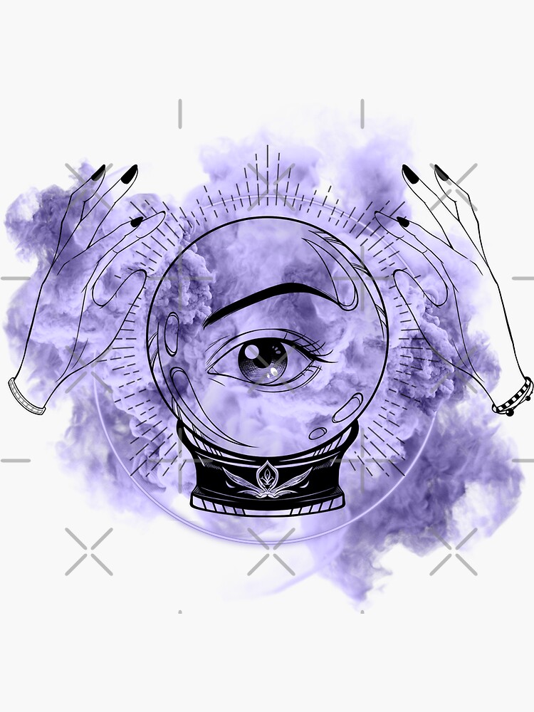 "ORACLE EYE " Sticker for Sale by ThePandromeda | Redbubble