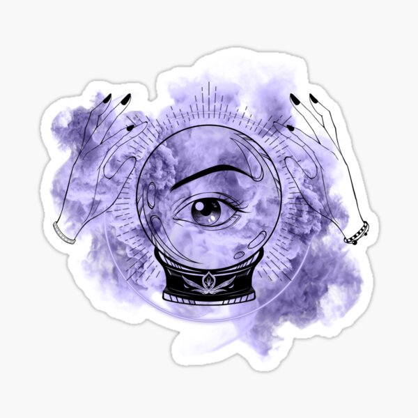 "ORACLE EYE " Sticker for Sale by ThePandromeda | Redbubble