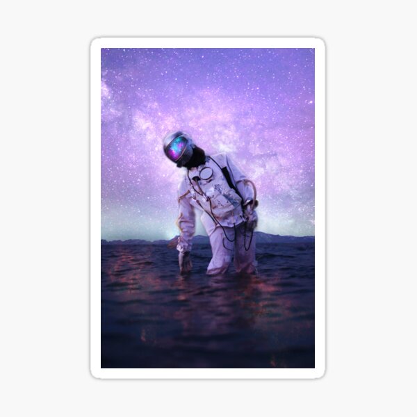 "Astronaut in The Ocean" Sticker by karimqlf | Redbubble