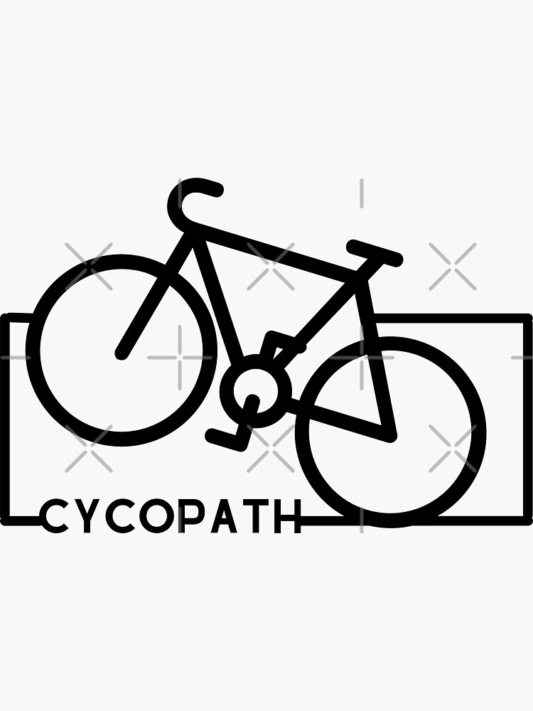 "cycopath" Sticker for Sale by MugunthAadhi | Redbubble