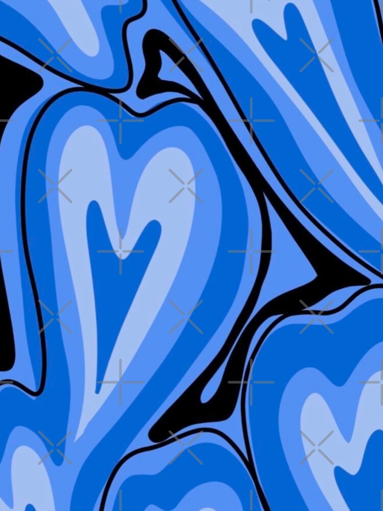 "blue aesthetic heart" Art Print by shakiraa | Redbubble