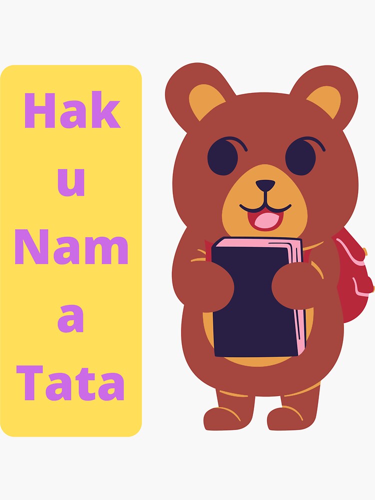 "Haku Nama Tata" Sticker for Sale by Squencerz | Redbubble