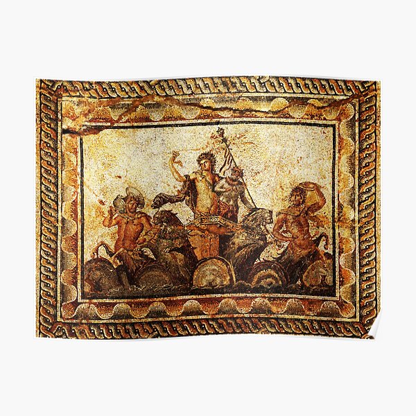 "DYONYSUS RIDING A CHARIOT WITH TWO PANTHERS ,CENTAURS AND SILENUS ...