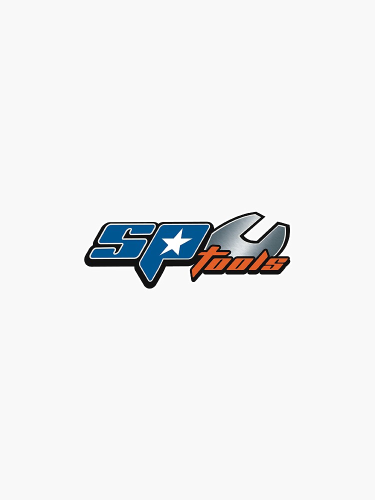 "sp tools logo" Sticker for Sale by GERKESCANIA98 | Redbubble