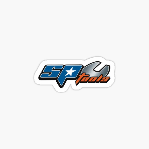 "sp tools logo" Sticker for Sale by GERKESCANIA98 | Redbubble